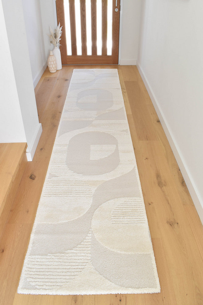 Coco Elegant Pearl Runner Rug — SydneyRugsOnline