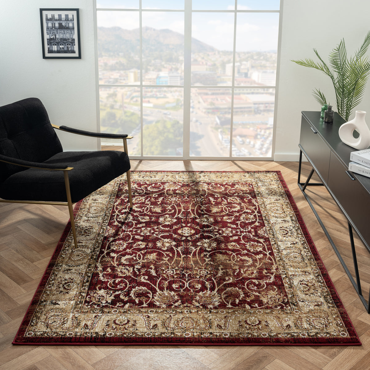 Royal Stately Red Rug — SydneyRugsOnline