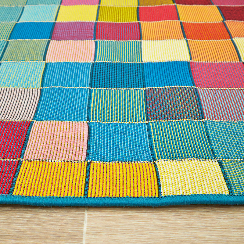 Indoor / out door rug ,Rectangle flatweave Rug , Multi colour patterns ...