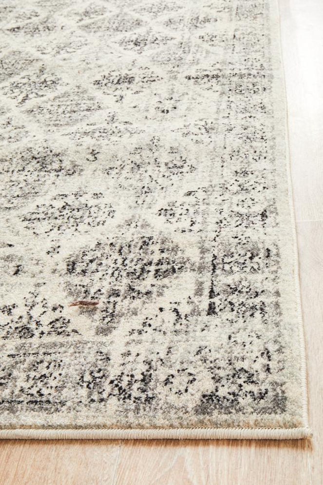 Rhythmic Clear Grey Runner Rug — SydneyRugsOnline
