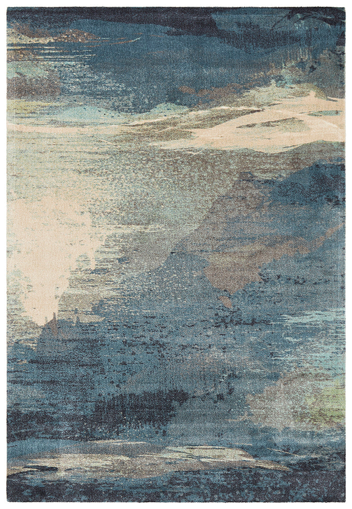 Monet Stunning Blue Rug — SydneyRugsOnline
