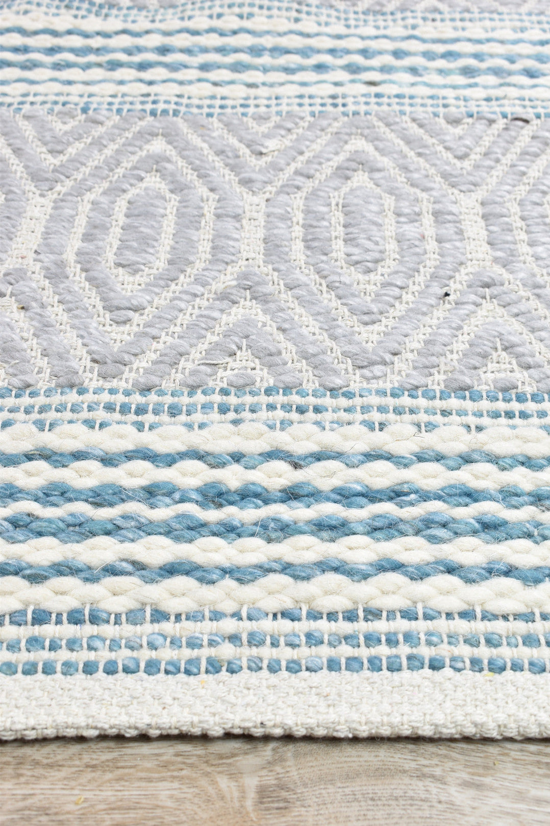 Atlantic Wool Sky Blue Rug — SydneyRugsOnline