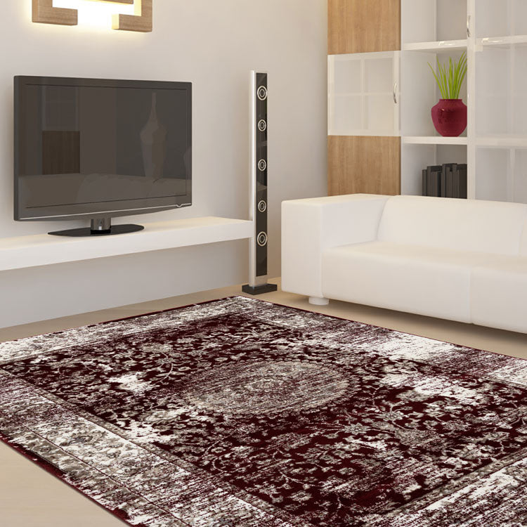 Modern Transitional Red Rug — SydneyRugsOnline