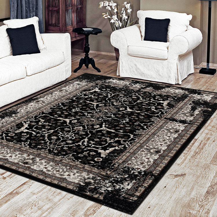 Modern Soft Black Rug — SydneyRugsOnline