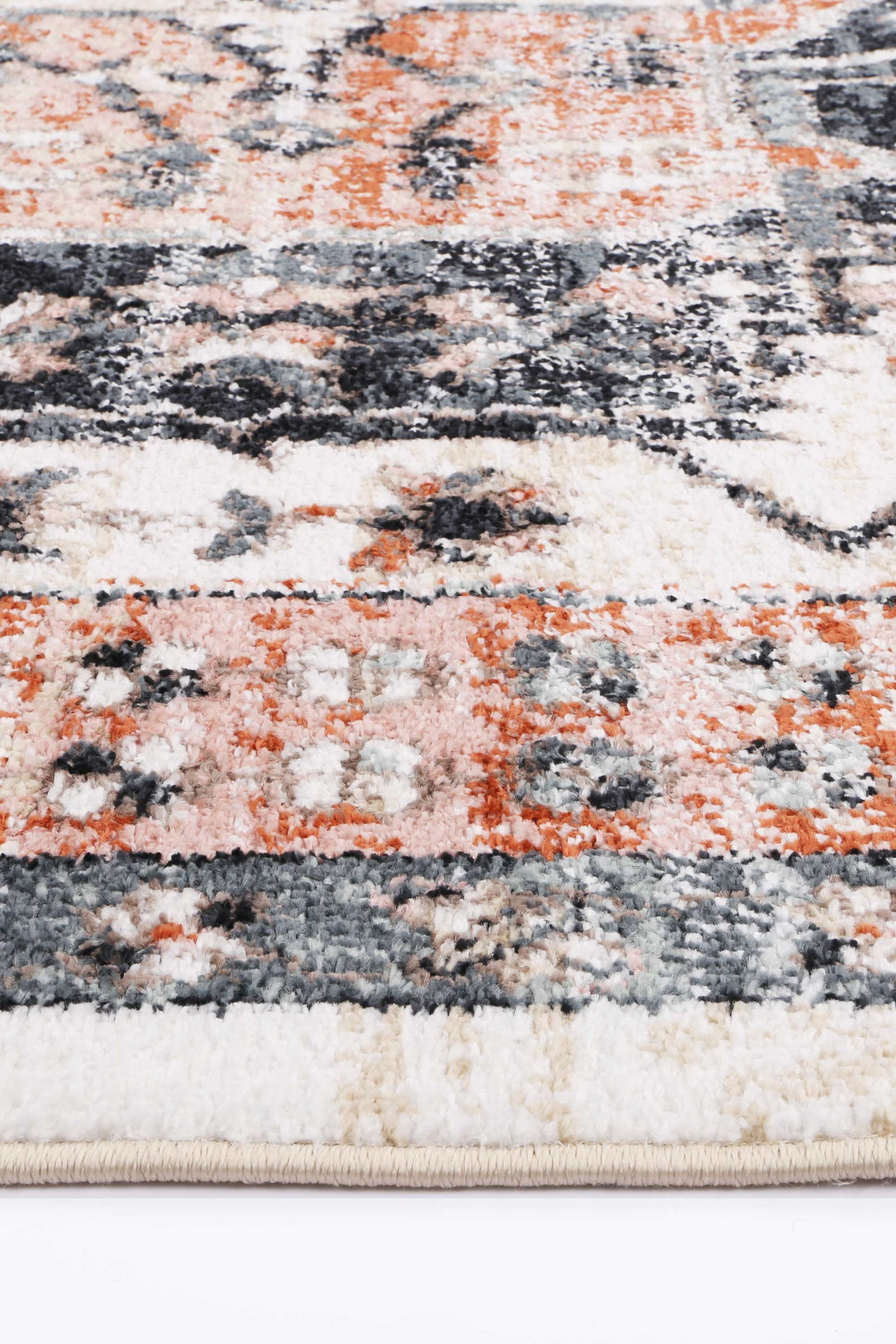 Anatolia Traditional Terracotta White Rug — SydneyRugsOnline