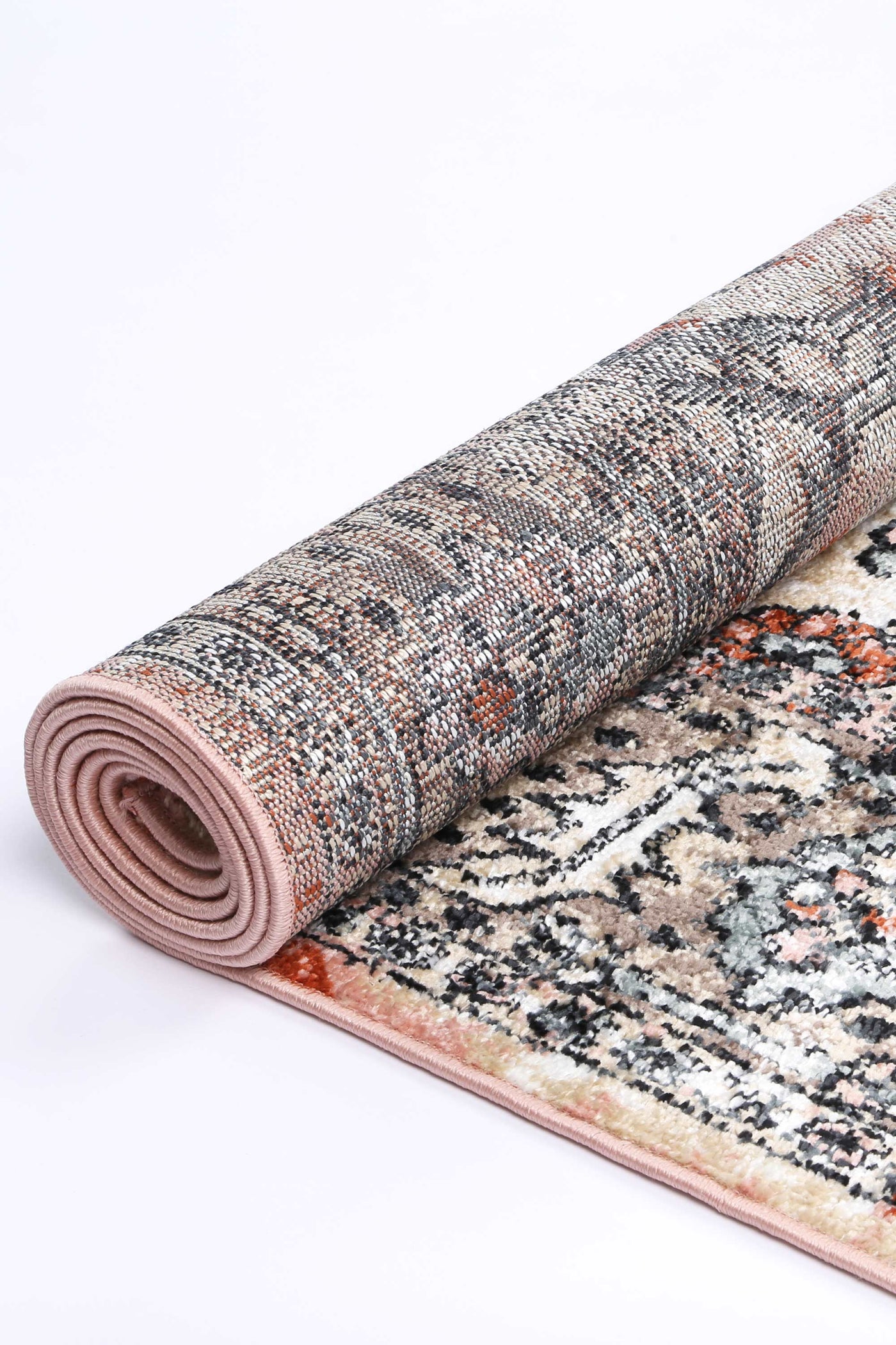 Anatolia Traditional Terracotta Cream Rug — SydneyRugsOnline