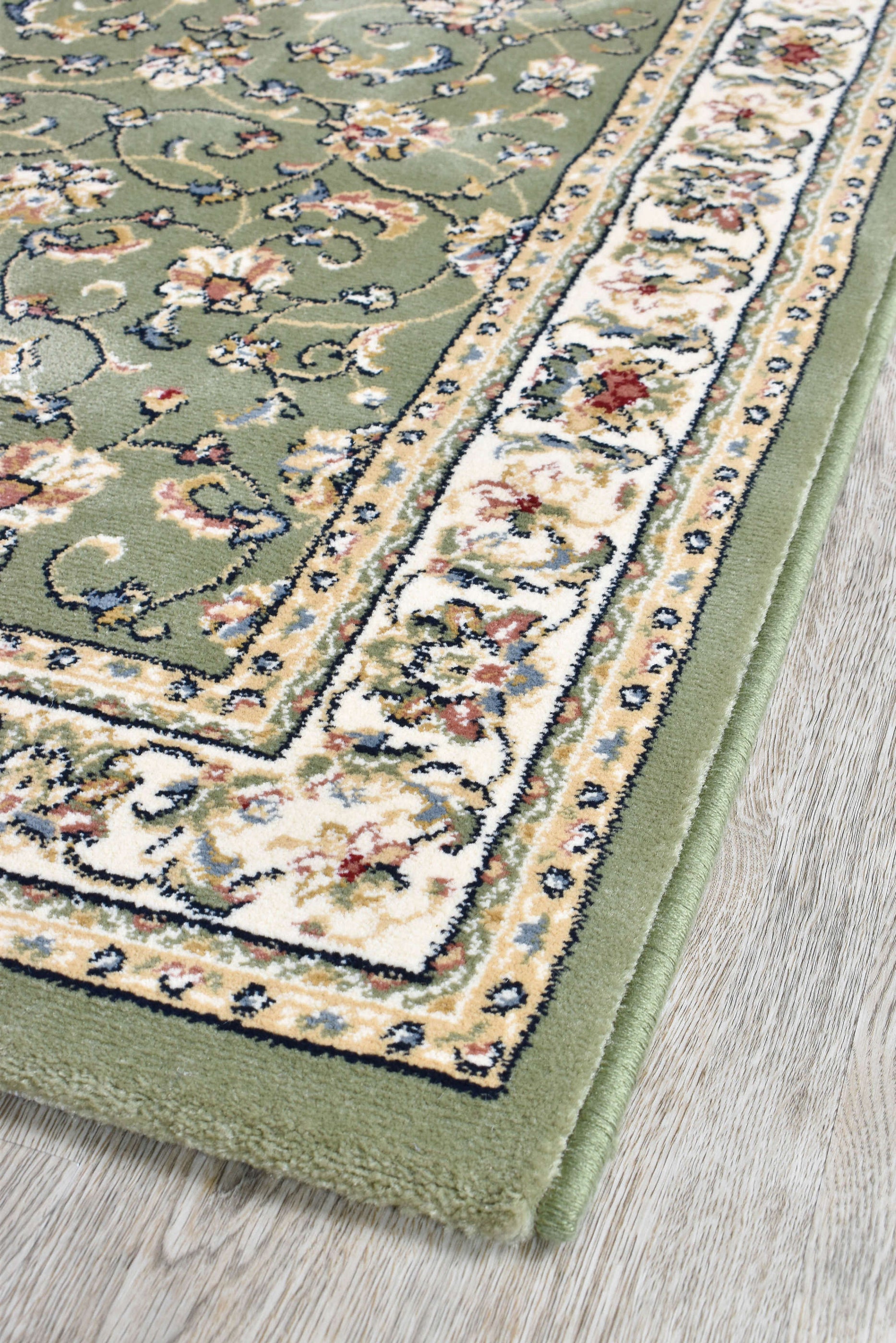 Michelan Green Runner Rug — SydneyRugsOnline