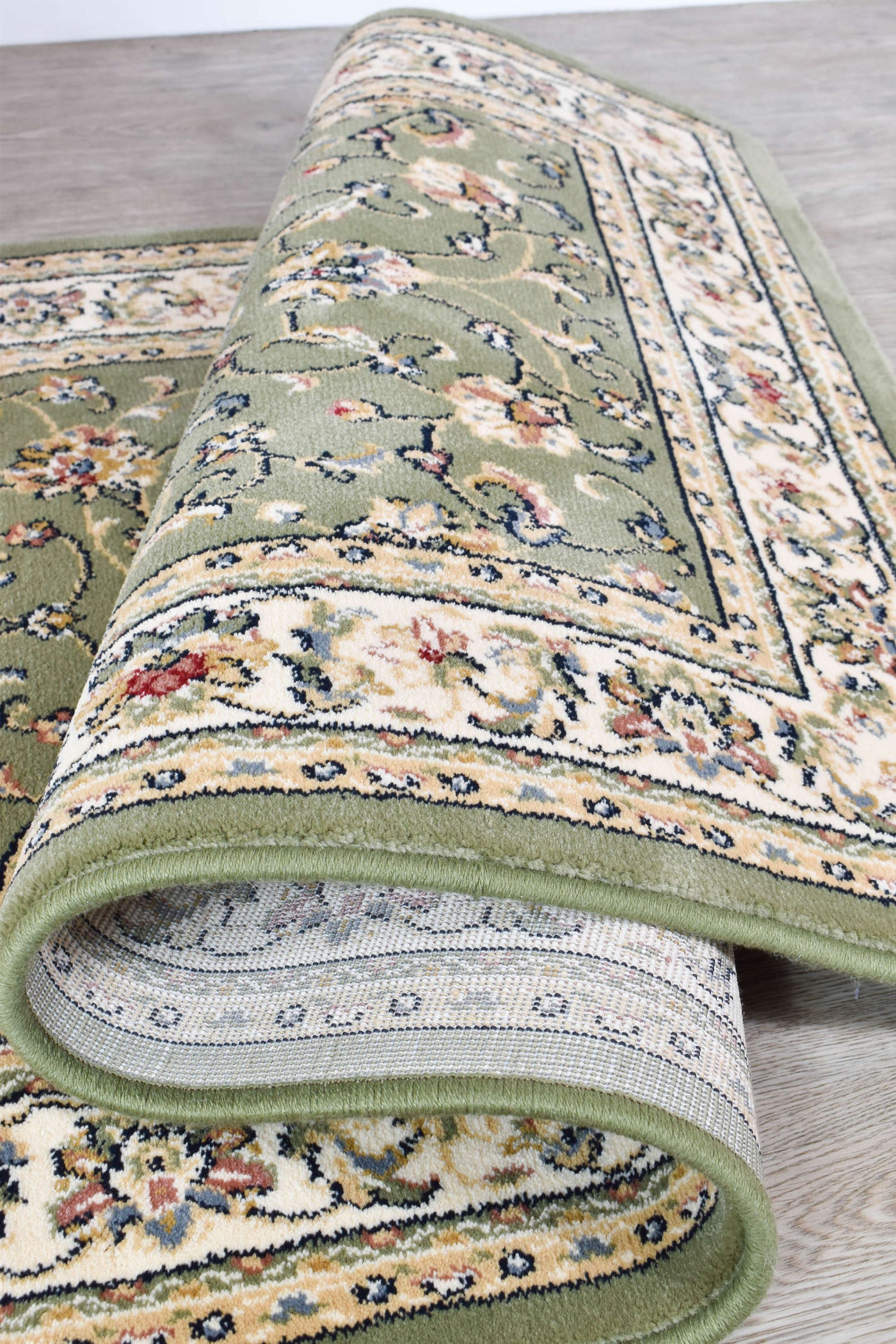 Michelan Green Runner Rug — SydneyRugsOnline