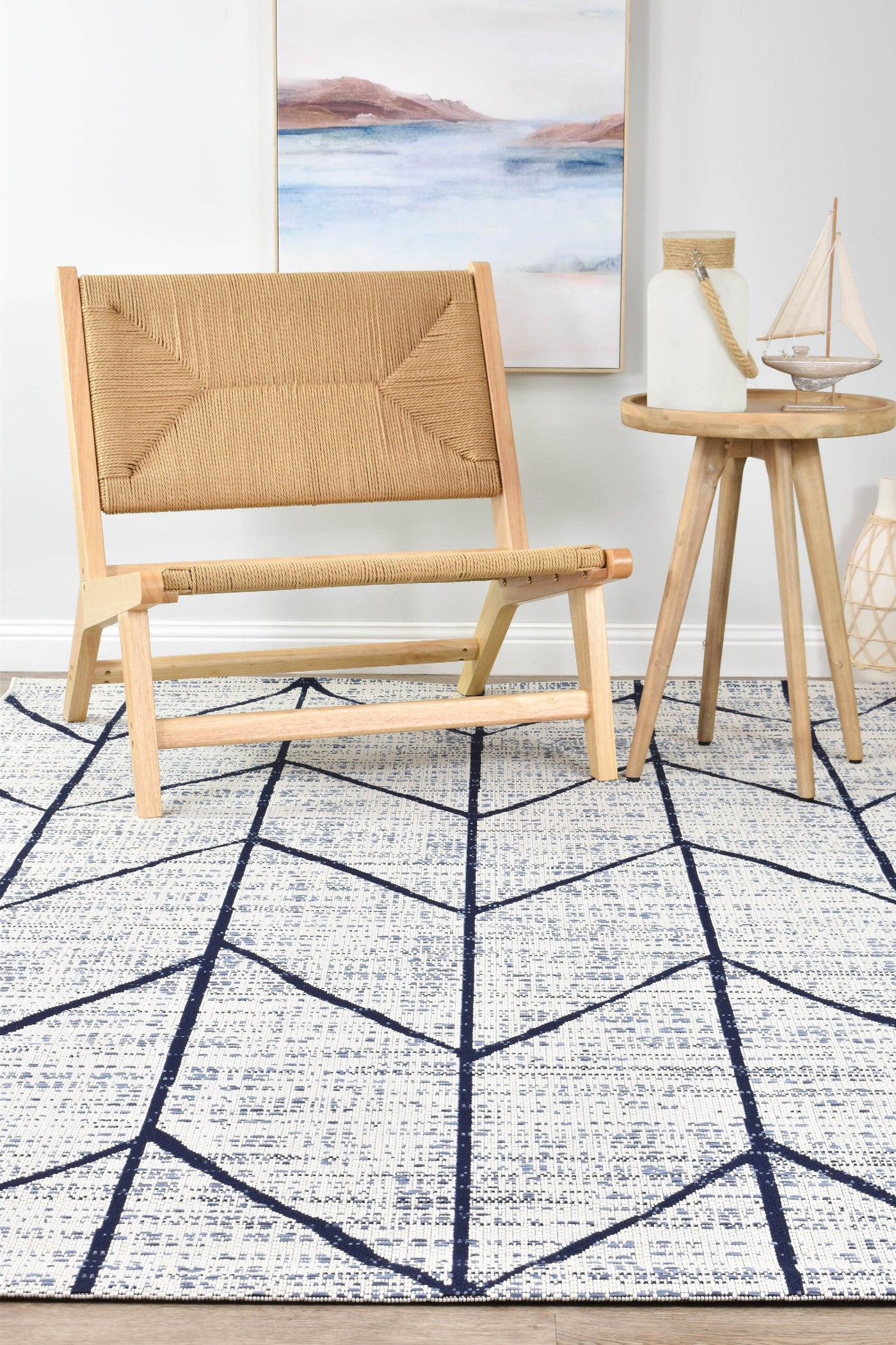 Mirada Cream Blue Rug — SydneyRugsOnline