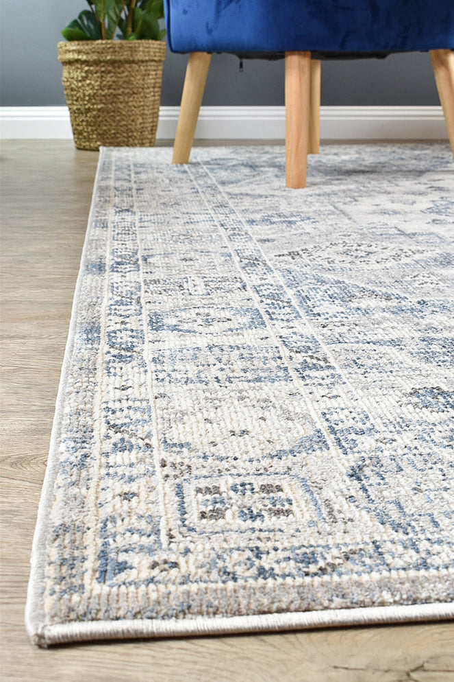 Marrakech Urban Blue Light Grey Rug — SydneyRugsOnline