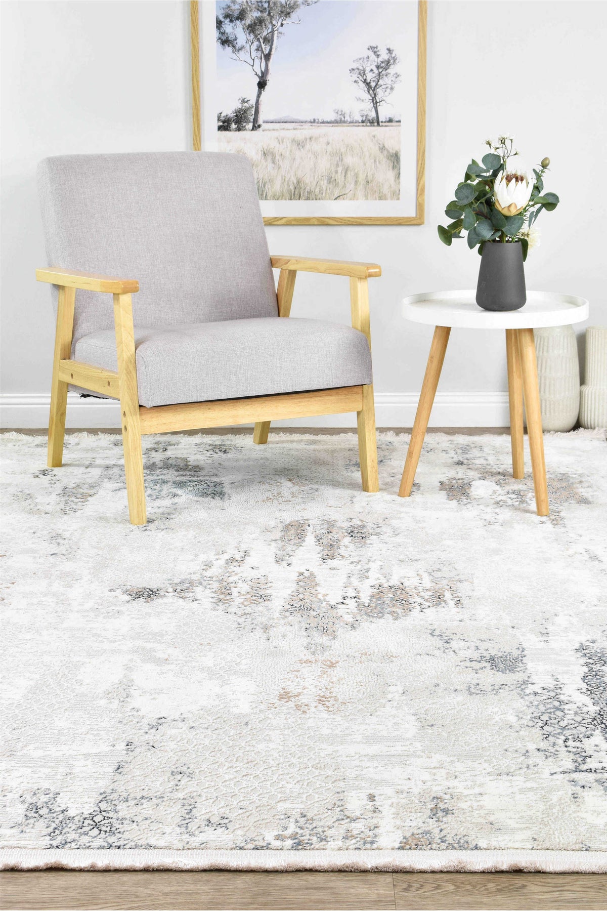 Navada Cuckoo Grey Rug — SydneyRugsOnline