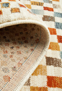 Mayfair Squares Bone Rug — SydneyRugsOnline