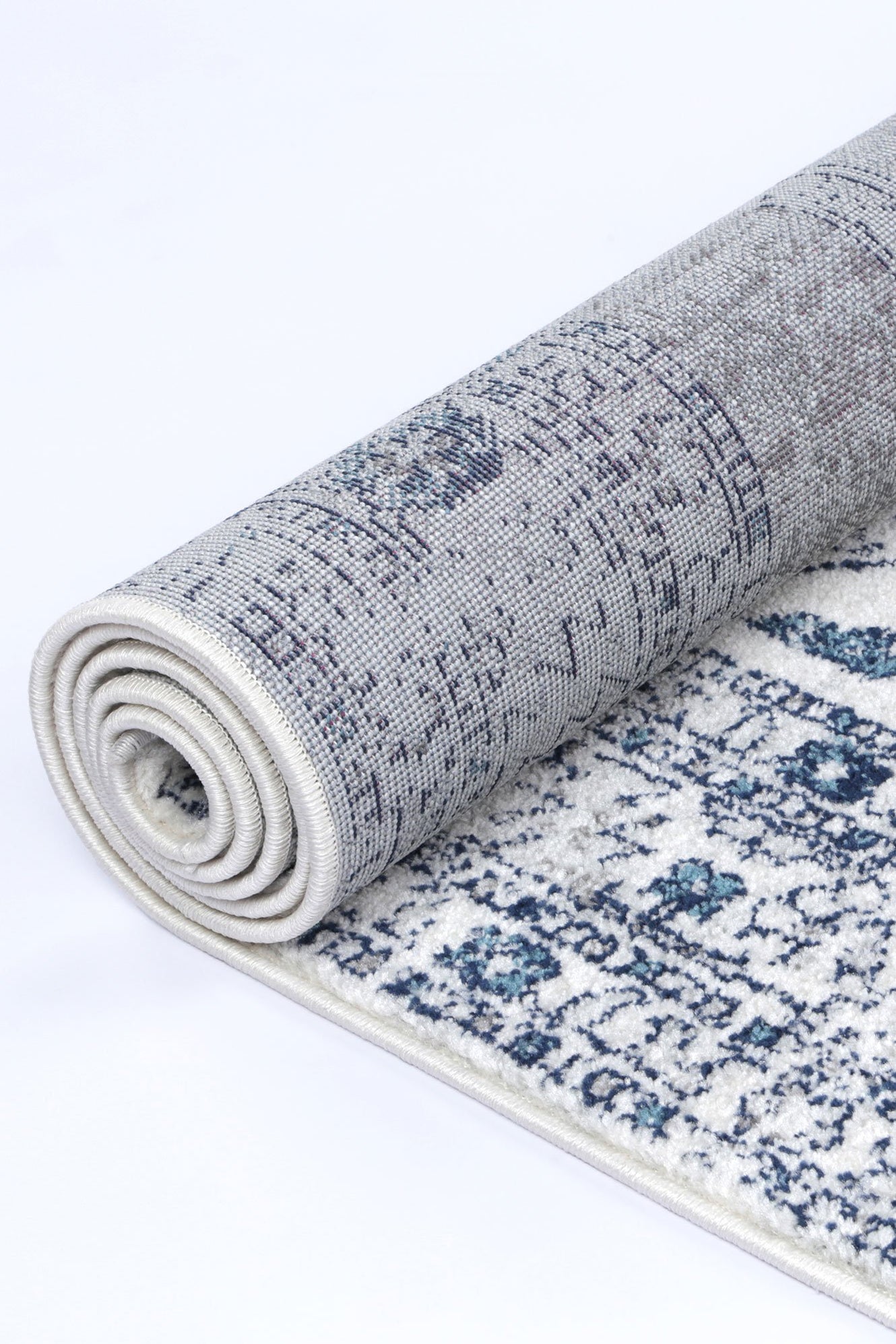 Colony Tribal Navy Cream Rug — SydneyRugsOnline